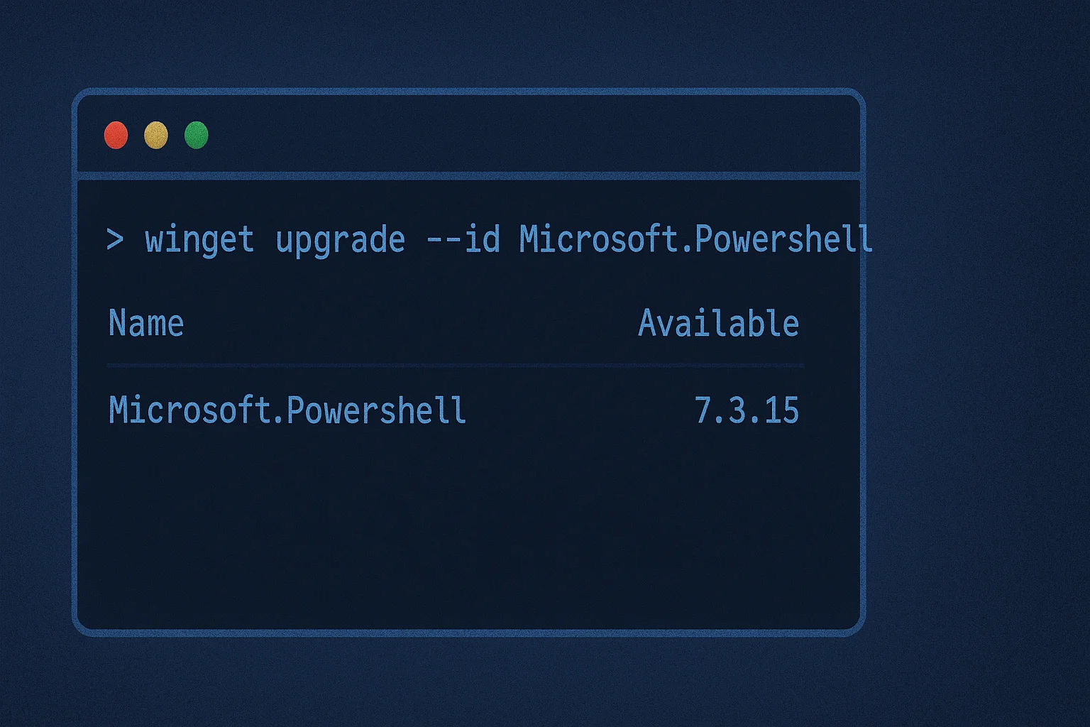 Como Actualizar PowerShell En Windows 11
