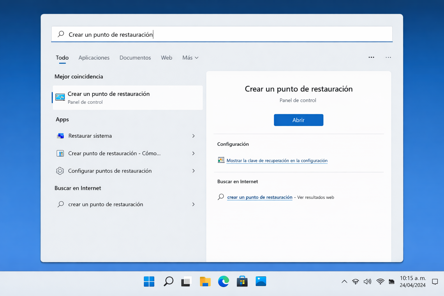 Cómo Crear Punto De Restauración En Windows 10 Y 11